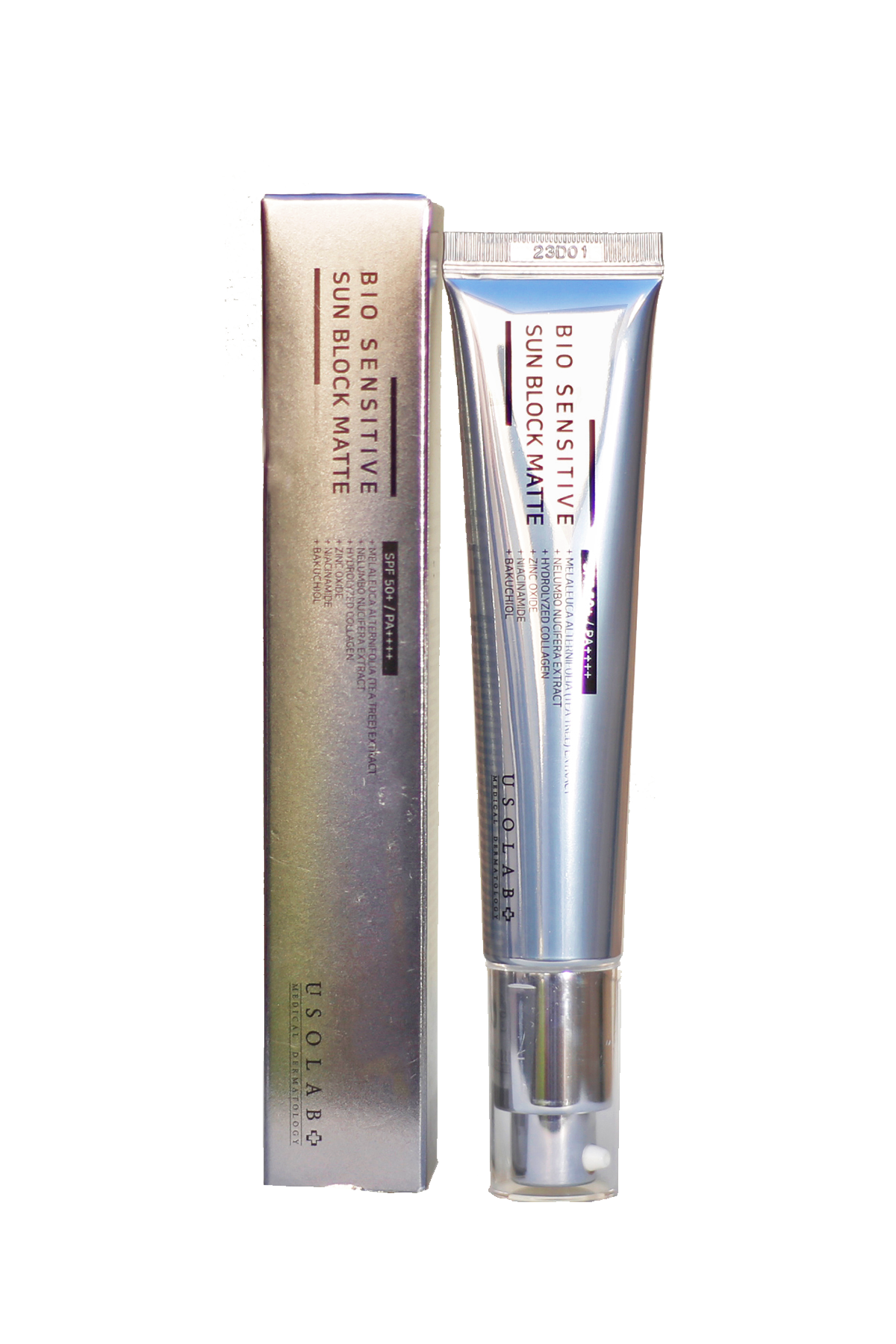 Bloqueador Solar de USOLAB Bio Sensitive Sun Block Matte SPF 50 PA ...